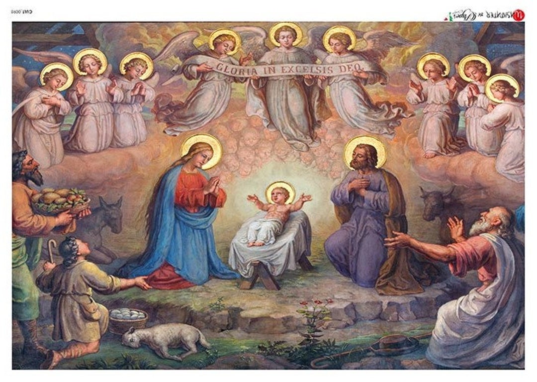 Paper Designs Rice Paper | Nativity Rice Paper | A4 Rice Paper ...