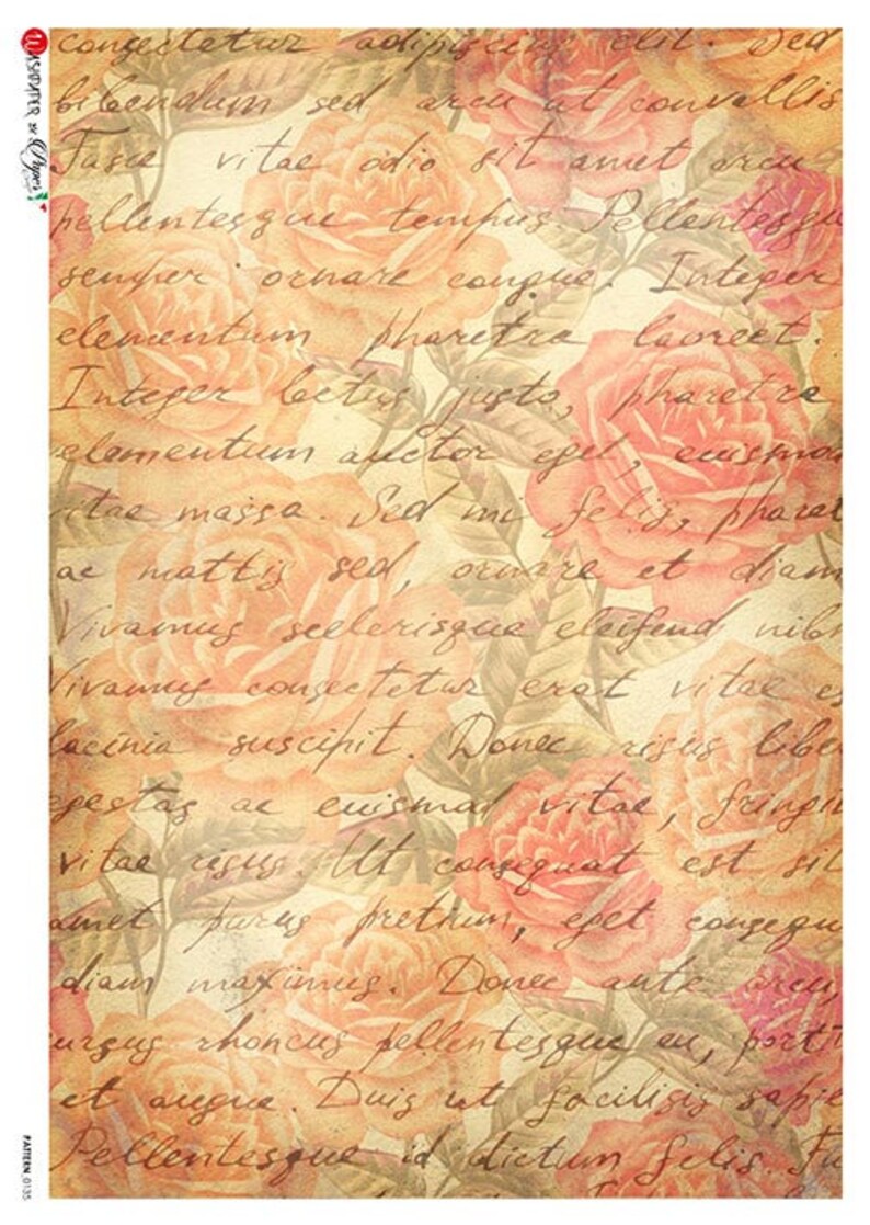 Paper Designs Rice Paper Patterns Rice Paper A4 Rice Paper - Etsy