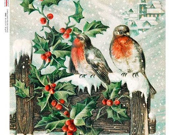 Paper Designs Rice Paper | Christmas Santa Old Fashioned | A4 Rice ...