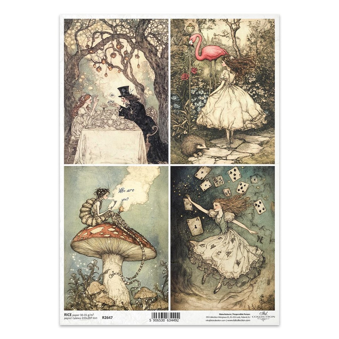 ITD Collection Rice Paper | Alice Magic Collection | Alice in ...