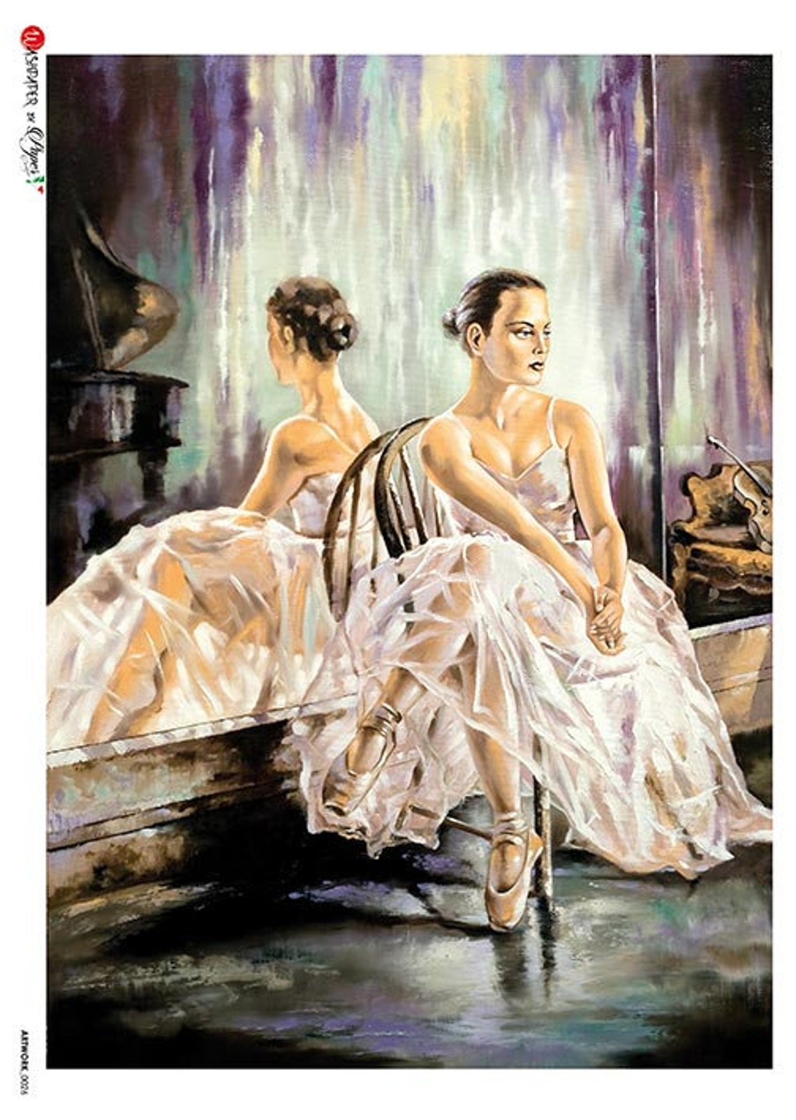 Paper Designs Rice Paper Ballerina Rice Paper A4 Rice | Etsy