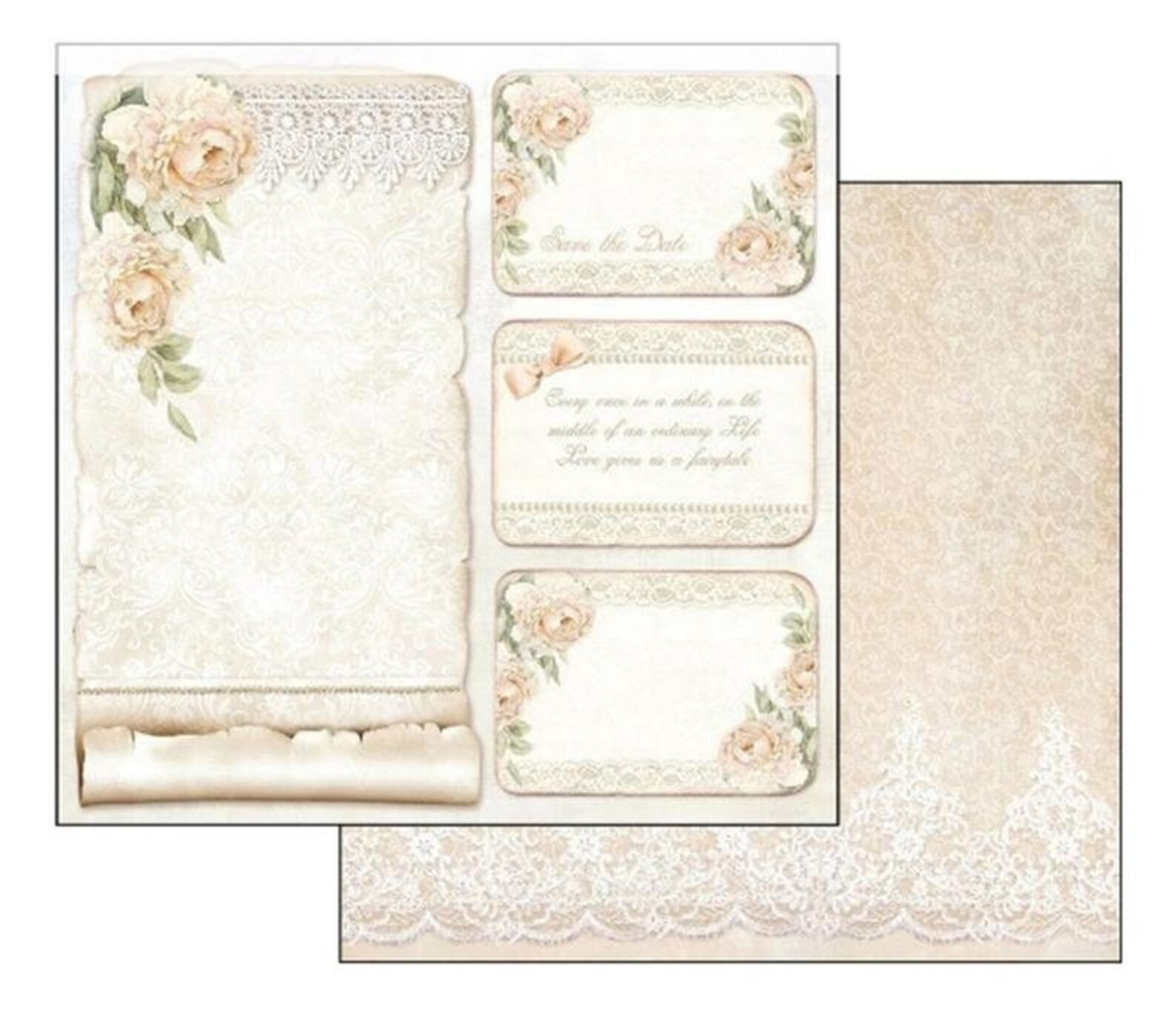 Stamperia CEREMONY 12x12 Scrapbooking Pad | Double Sided Paper | 12 X ...