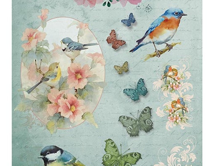 Paper Designs Rice Paper | Birds and Flowers Rice Paper | A4 Rice Paper ...