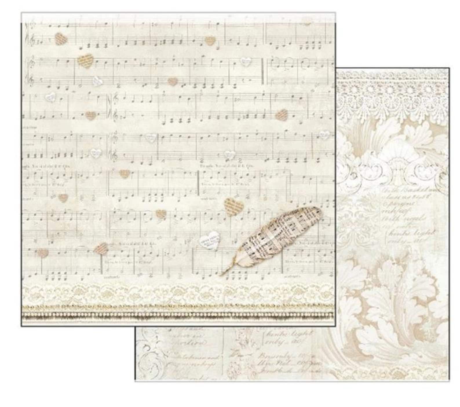 Stamperia CEREMONY 12x12 Scrapbooking Pad Double Sided Paper - Etsy