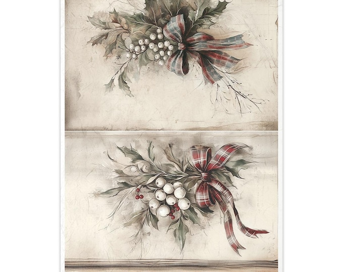ITD Collection Rice Paper | Christmas Scenes | A4 Rice Paper ...
