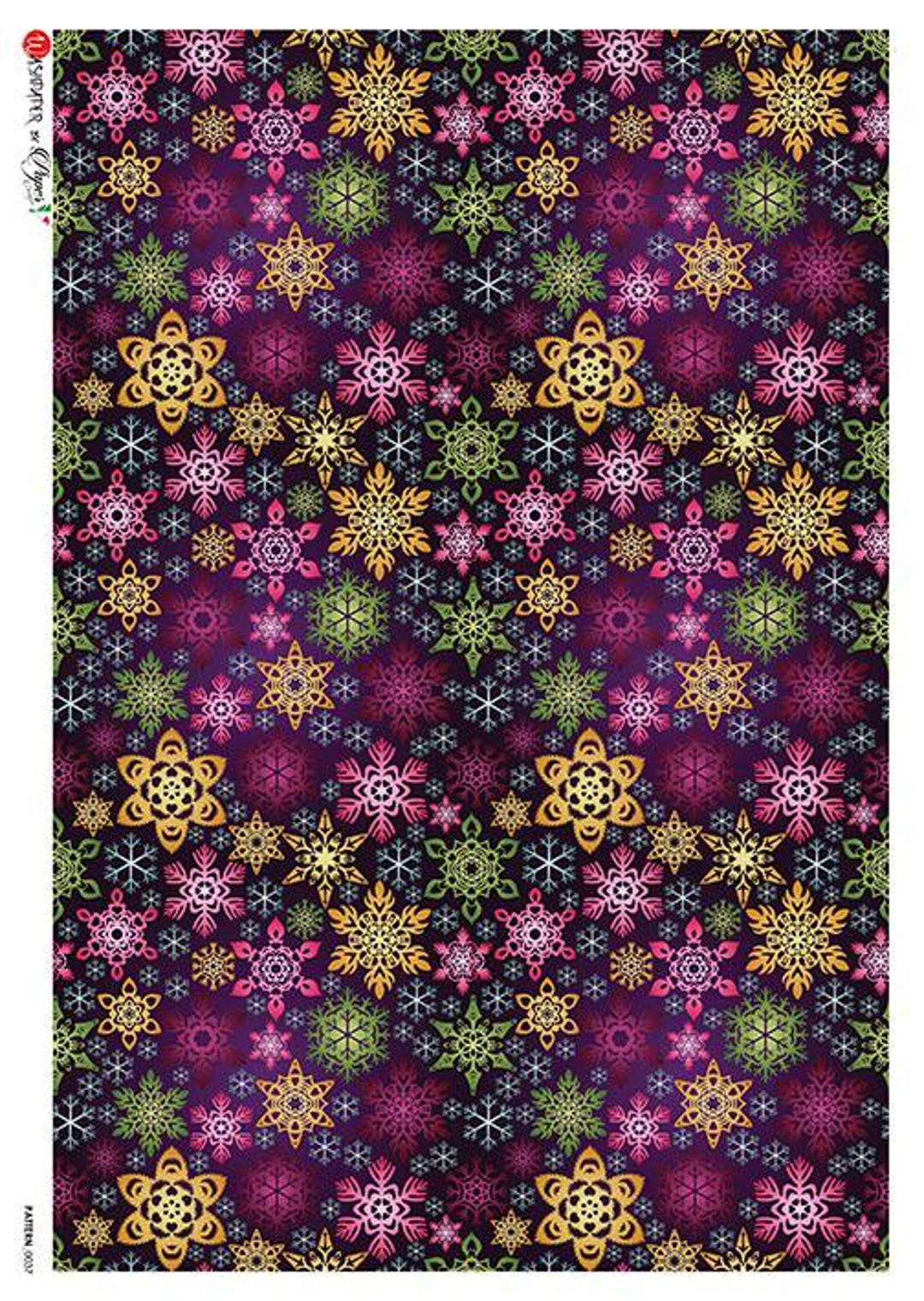 Paper Designs Rice Paper | Patterns Flowers Rice Paper | A4 Rice Paper ...