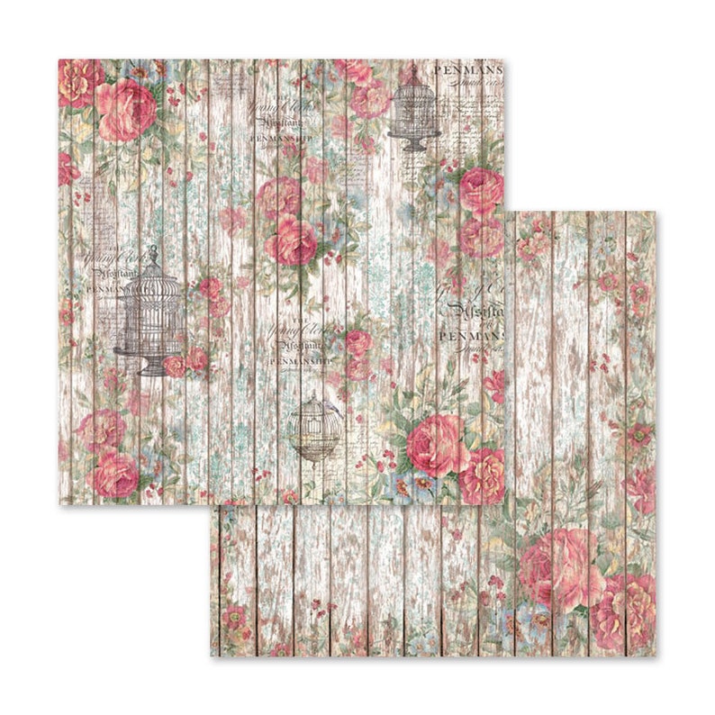 Stamperia Roses and Lace Collection 12x12 Scrapbooking Paper - Etsy