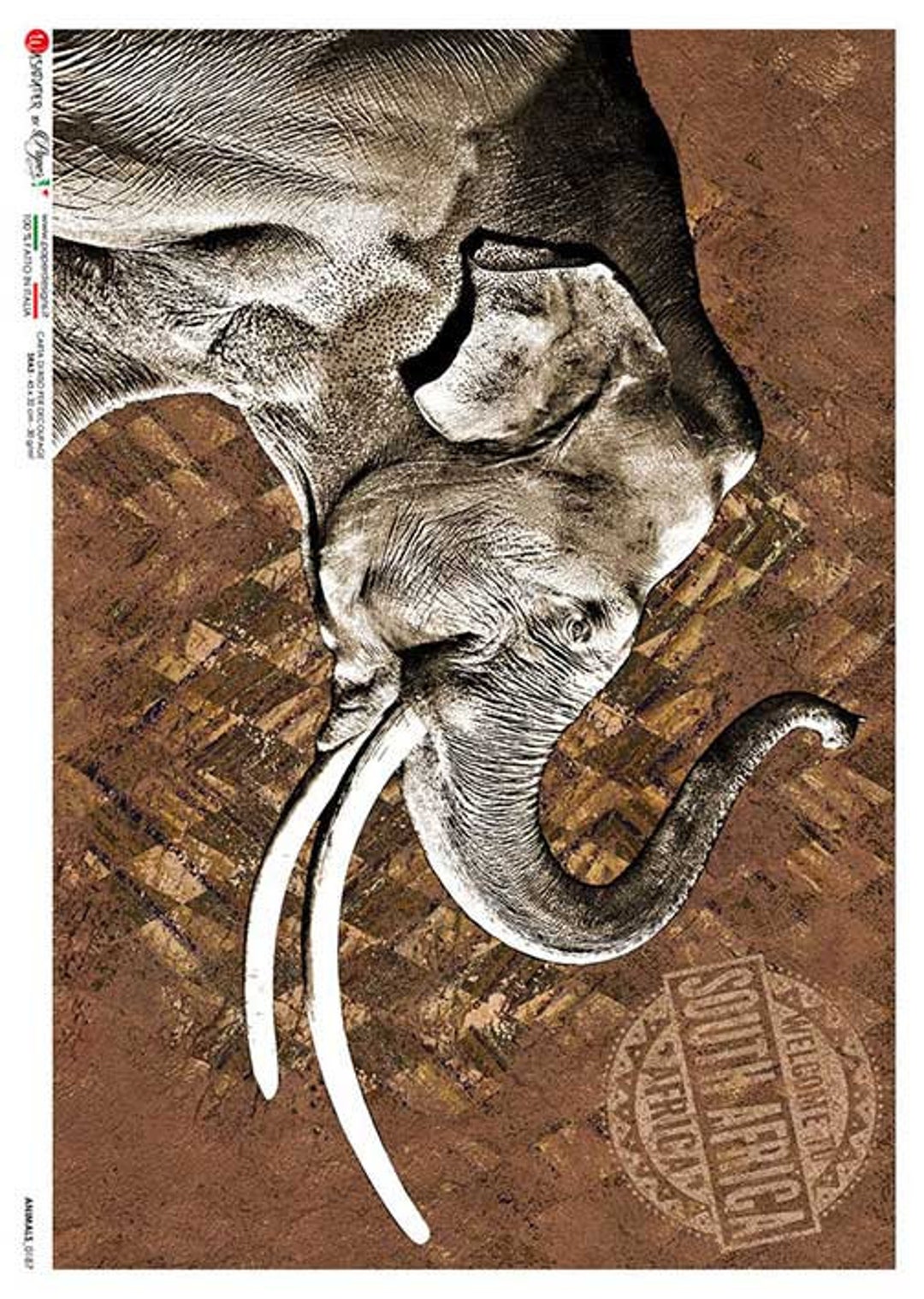 Paper Designs Rice Paper | Elephant Rice Paper | A4 Rice Paper ...