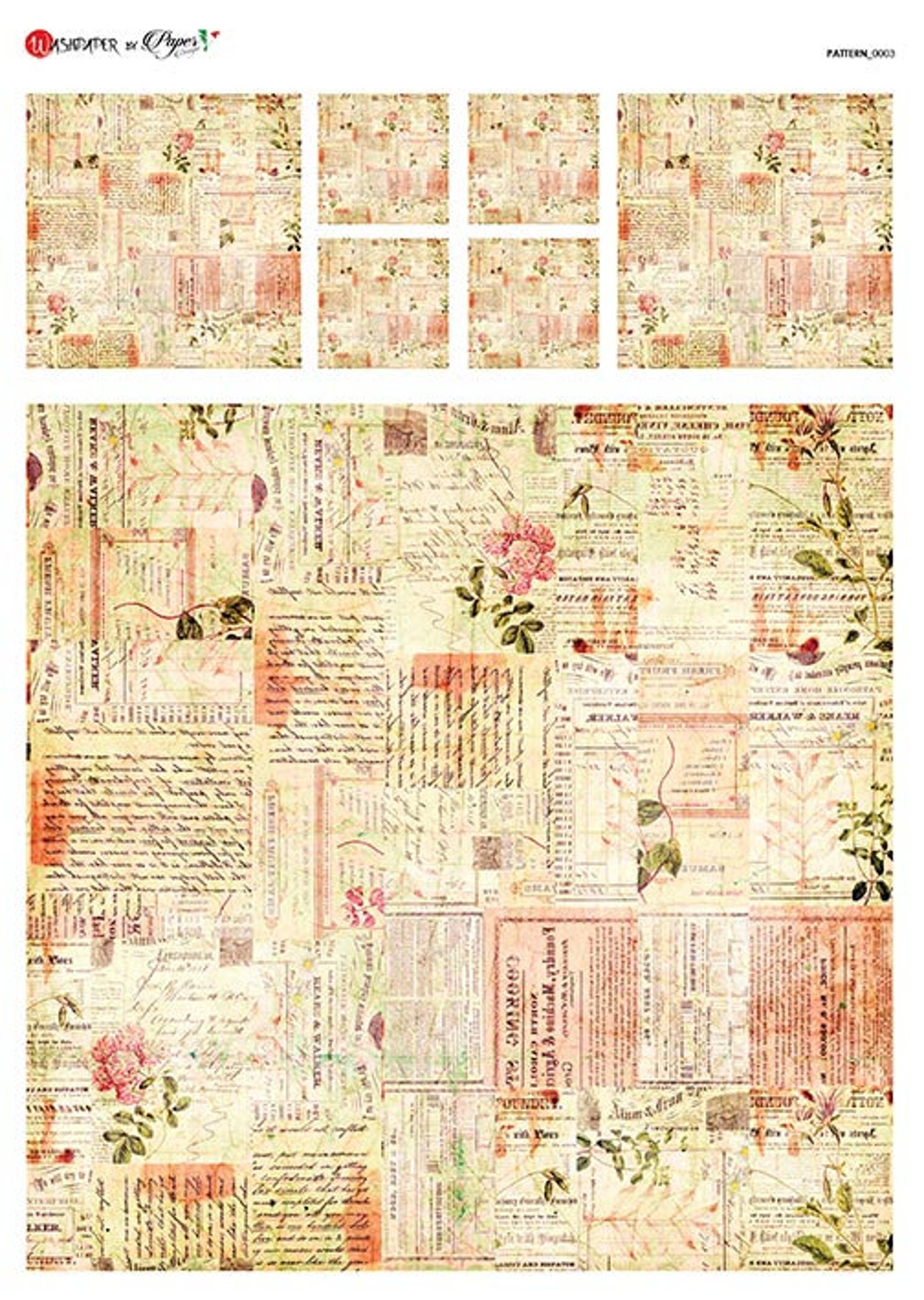 Paper Designs Rice Paper Patterns Rice Paper A4 Rice Paper - Etsy