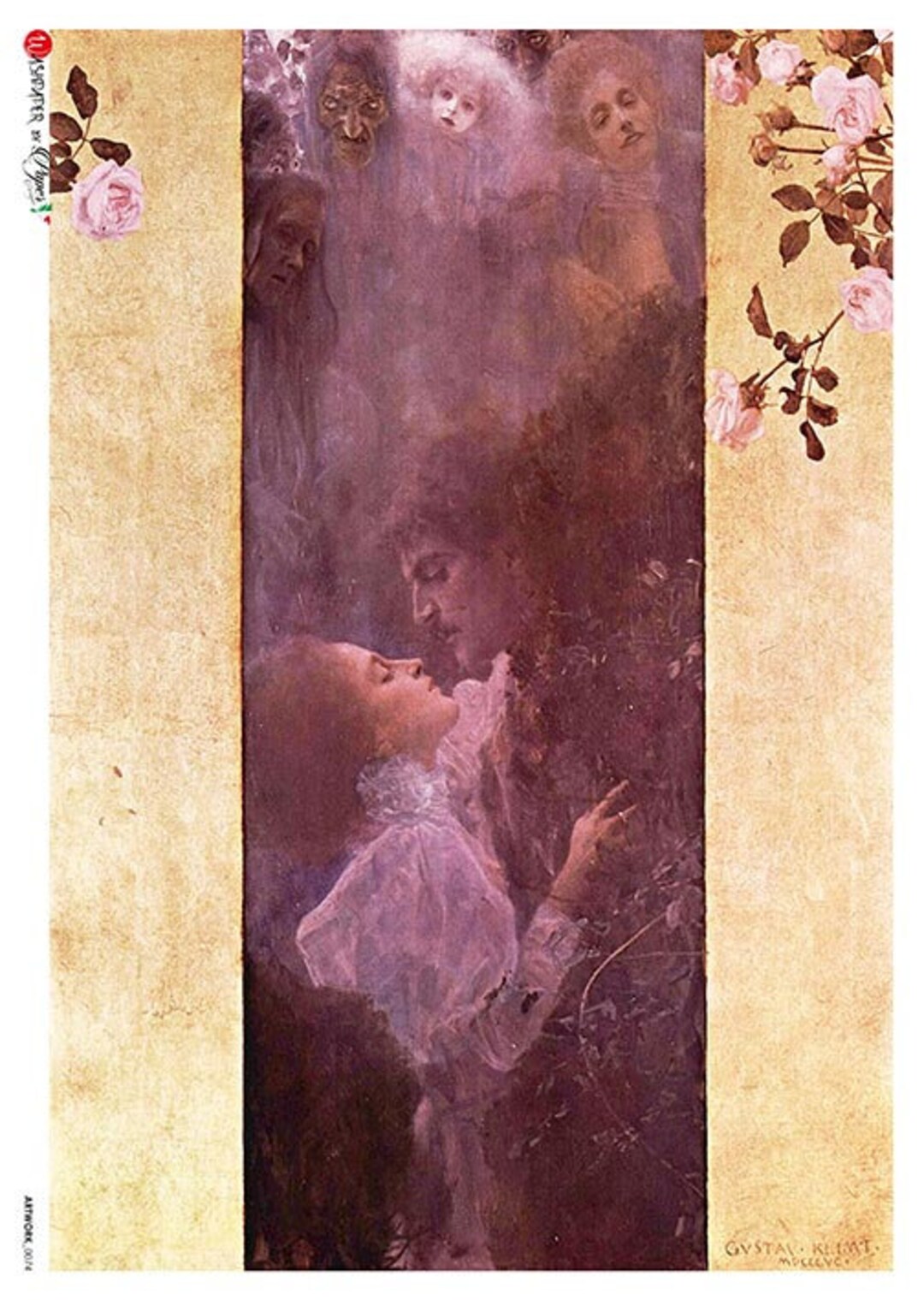 Paper Designs Rice Paper | Lovers Rice Paper | A4 Rice Paper | Natural ...