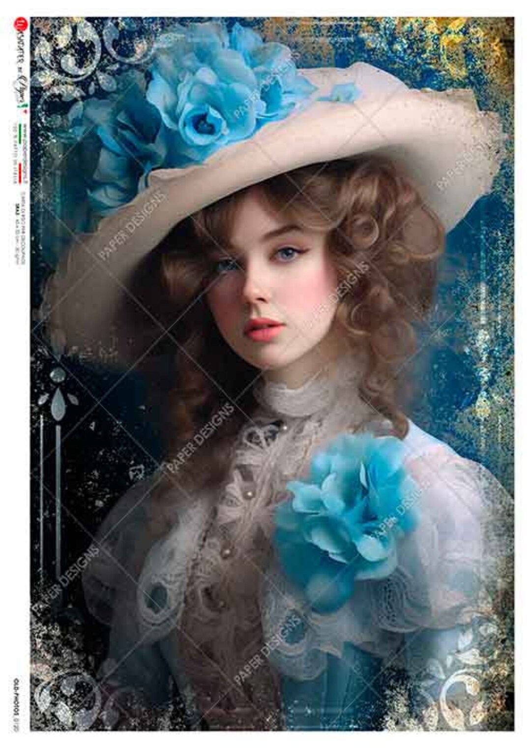 Paper Designs Rice Paper | Victorian Pictures Rice Paper | A4 Rice ...