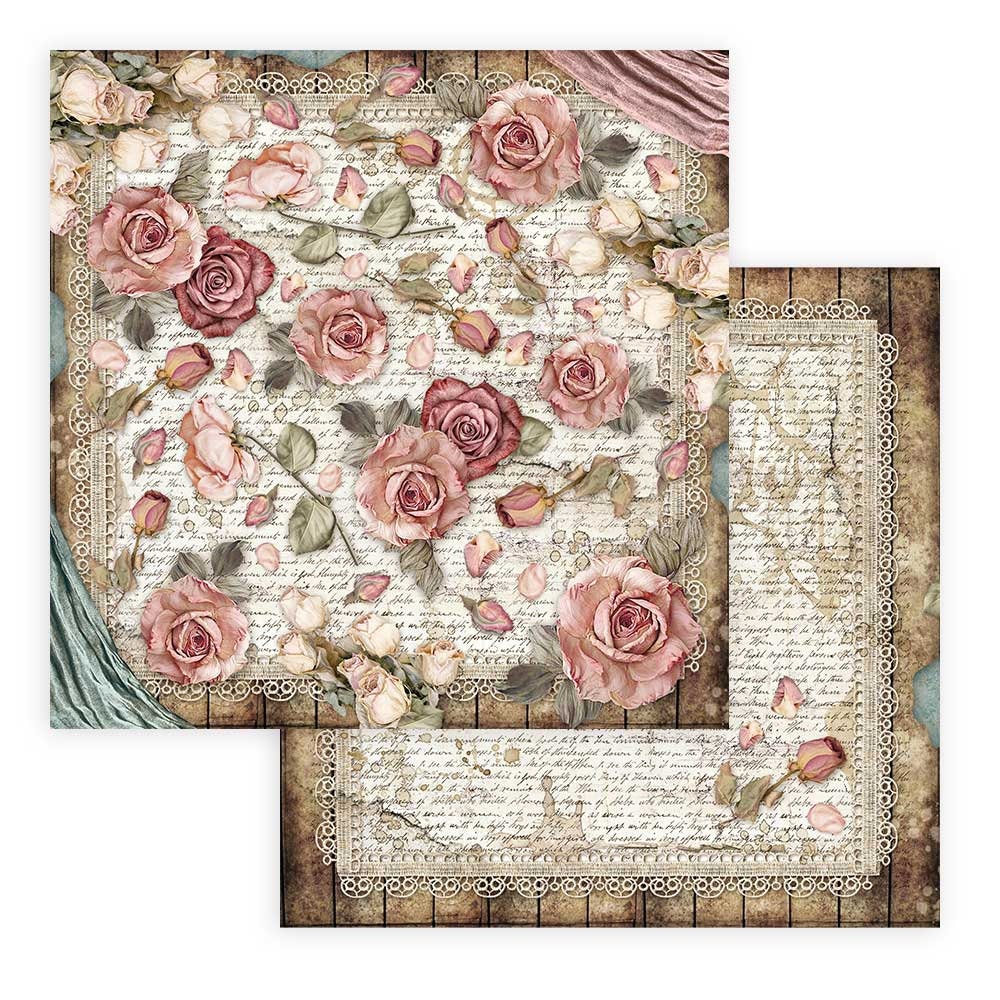 Stamperia Passion Collection 8x8 Scrapbooking Paper Double - Etsy