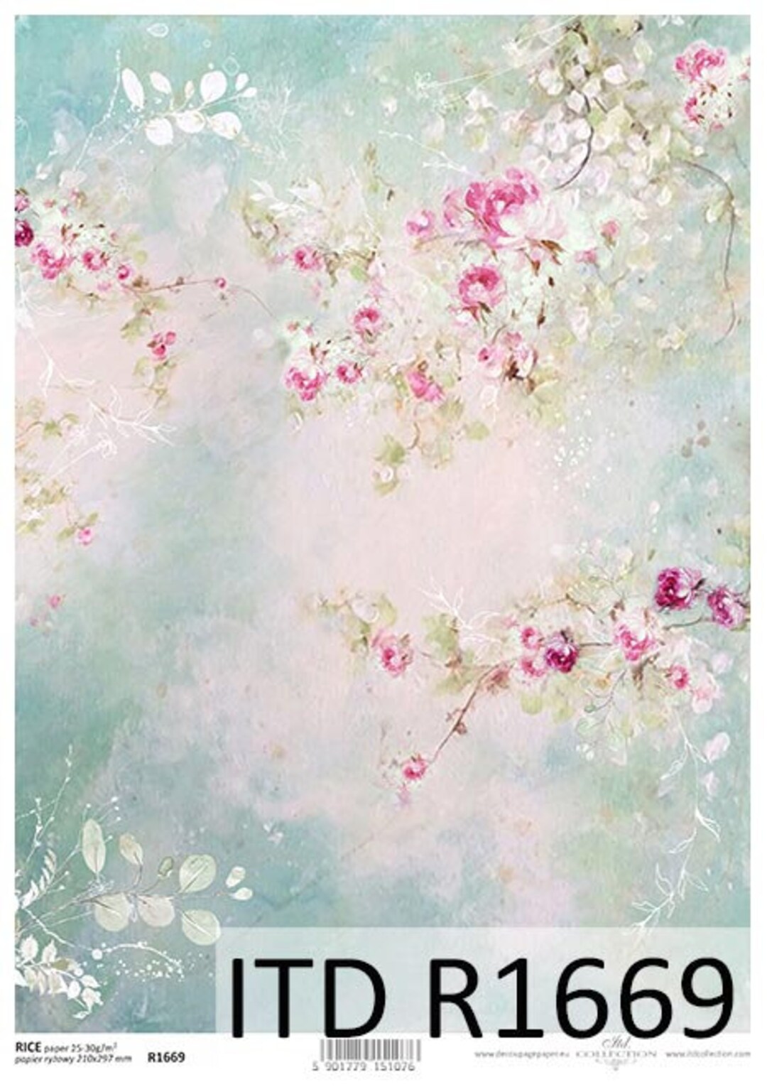 ITD Collection | Shabby Chic for Spring | A4 Rice Paper | Decoupage ...