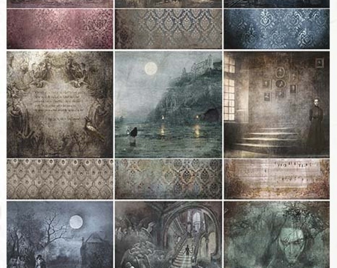 ITD Collection | Gothic Stories | A4 Rice Paper | Decoupage Paper | ITD ...
