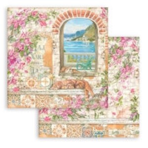 Stamperia Blue Dream Collection 8x8 Scrapbooking Paper Pad | Double ...