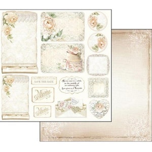 Stamperia CEREMONY 12x12 Scrapbooking Pad | Double Sided Paper | 12 X ...