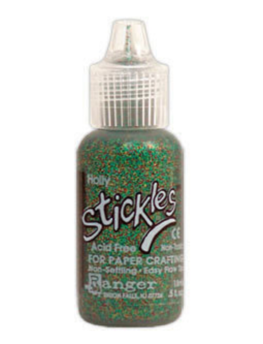 Ranger Stickles Glitter Glue HOLLY Stickles Glitter .5 Fl Oz Glitter ...