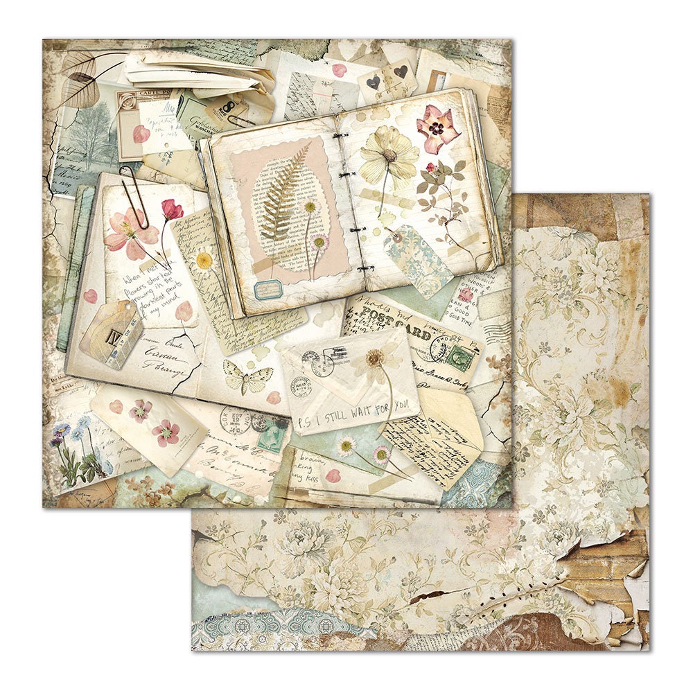 Stamperia Imagine XL Collection 12x12 Rice Paper Double | Etsy