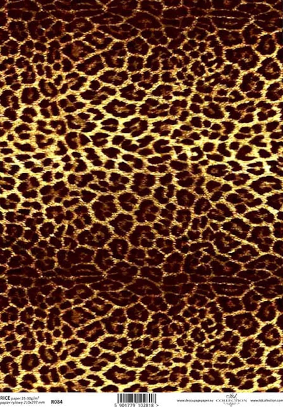 ITD Collection | Animal Print Rice Paper | A4 Rice Paper | Decoupage ...