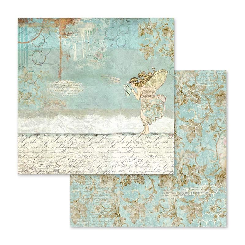 Stamperia Wonderland Scrapbooking Paper | 12x12 Double Sided Acid-free ...