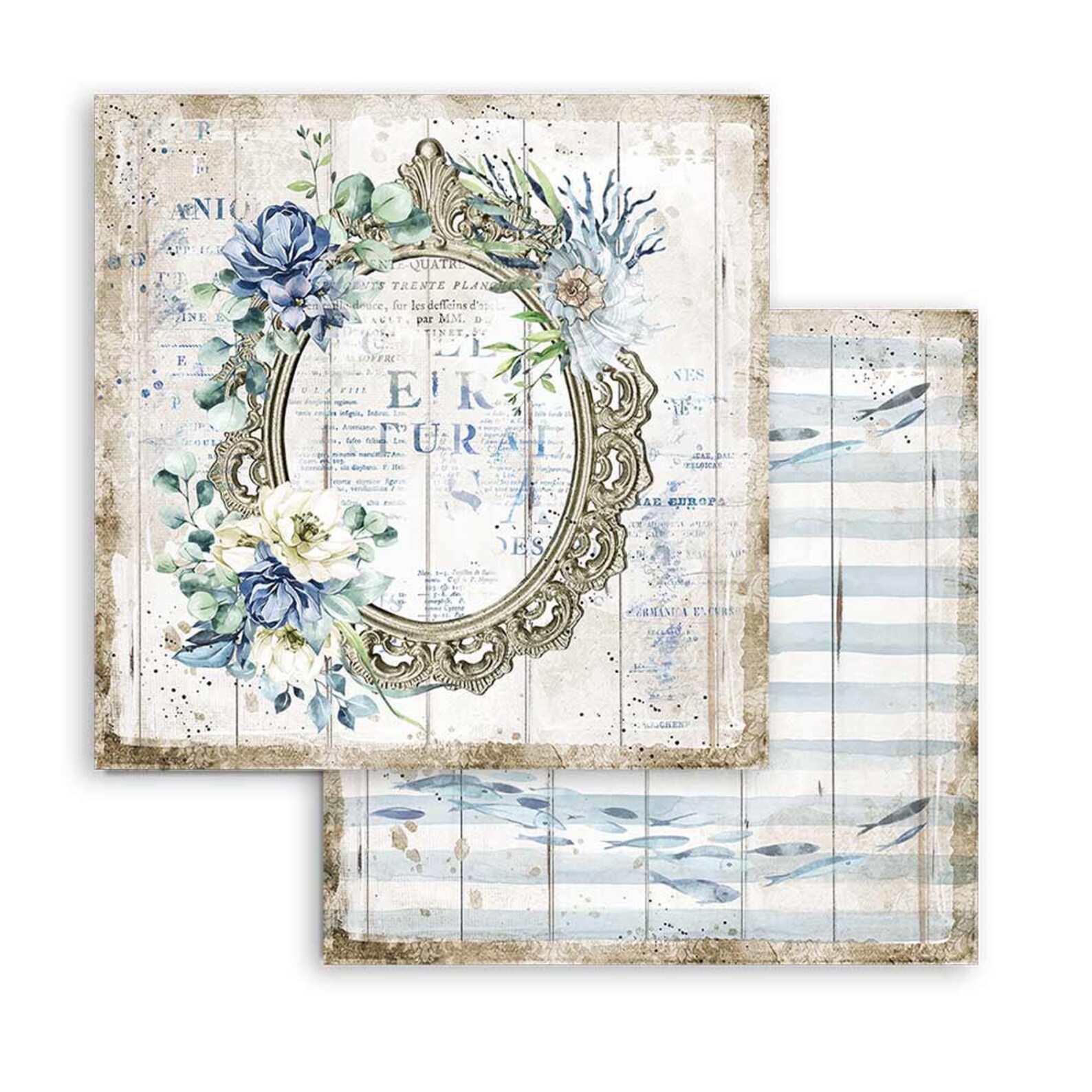 Stamperia Romantic Sea Dream Collection 8x8 Scrapbooking - Etsy Stamperia Romantic Sea Dream Collection 8x8 Scrapbooking - Etsy