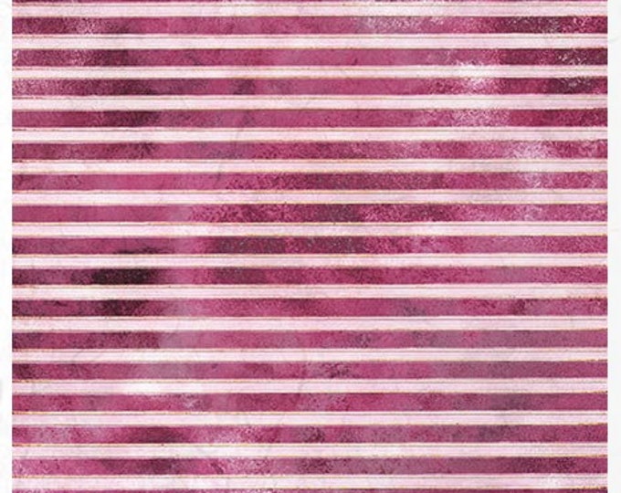 ITD Collection Rose Stripes Pattern Rice Paper A4 Rice Paper Decoupage ...