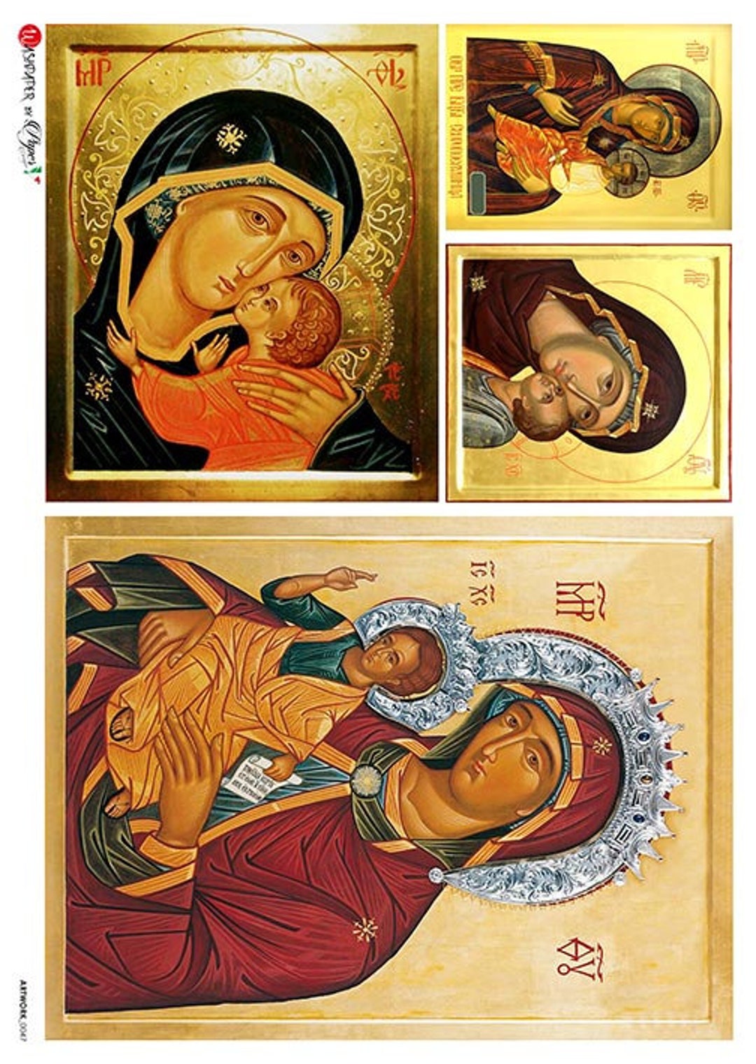 Paper Designs Rice Paper | Religious Rice Paper | A4 Rice Paper ...