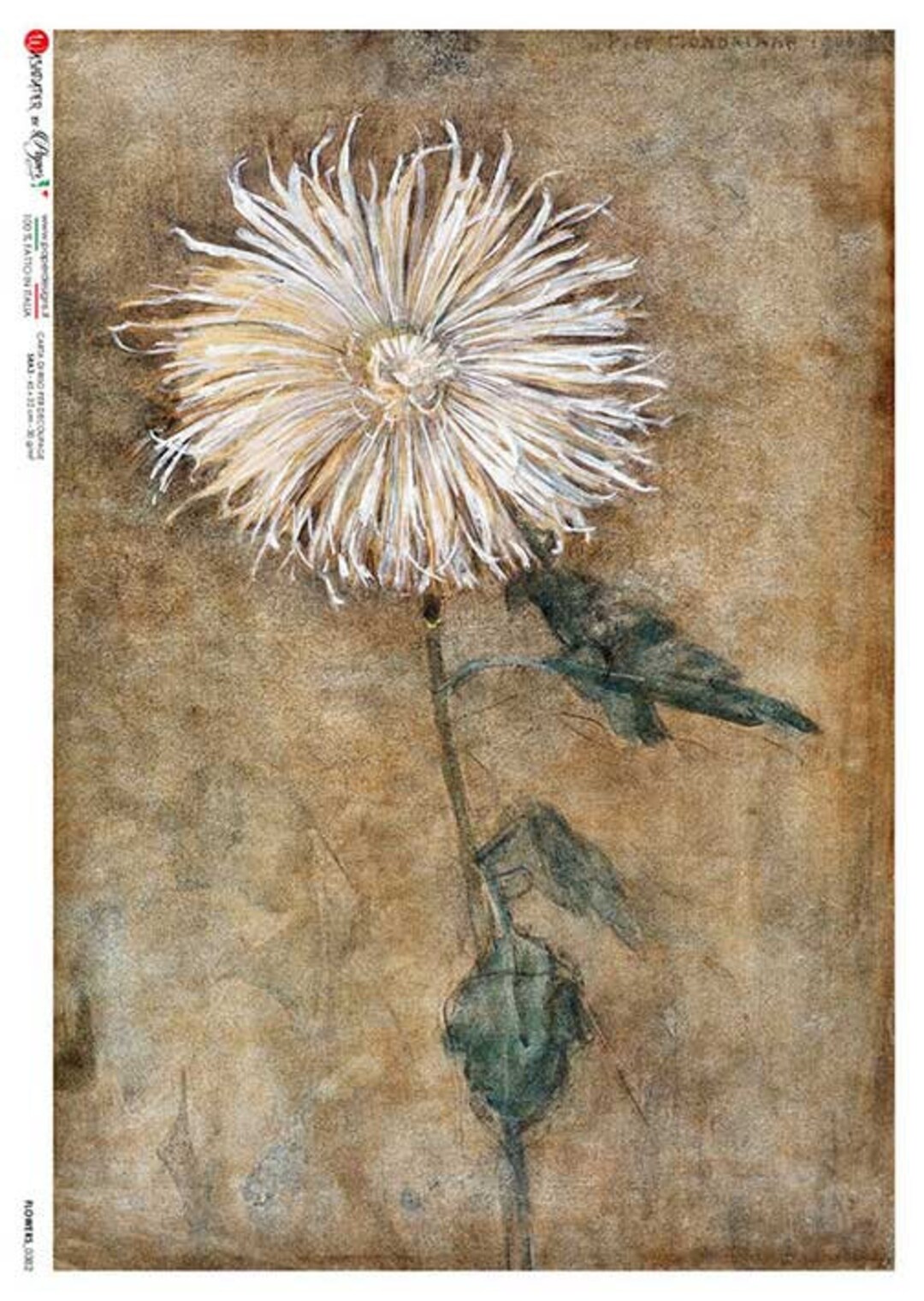 Paper Designs Rice Paper | Flowers Rice Paper | A4 Rice Paper | Natural ...