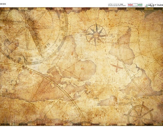 Paper Designs Rice Paper Old Map Rice Paper A4 Rice Paper - Etsy