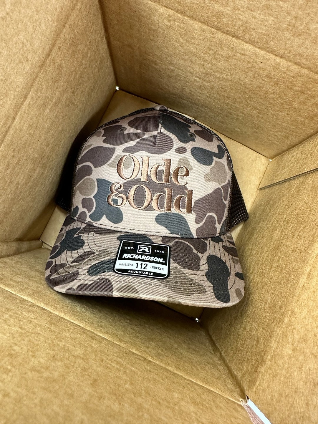 Camo Richardson 112 Embroidered/custom Hat - Etsy