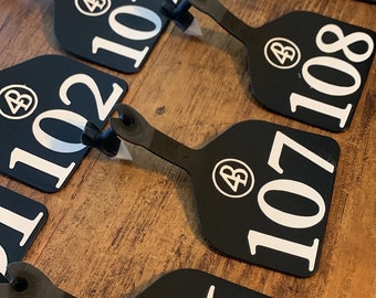 Custom Show Cattle Ear Tag - Etsy