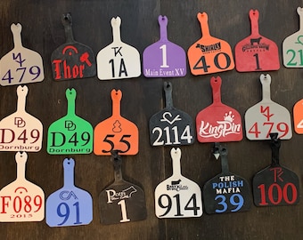 Custom Cattle Tag - Etsy