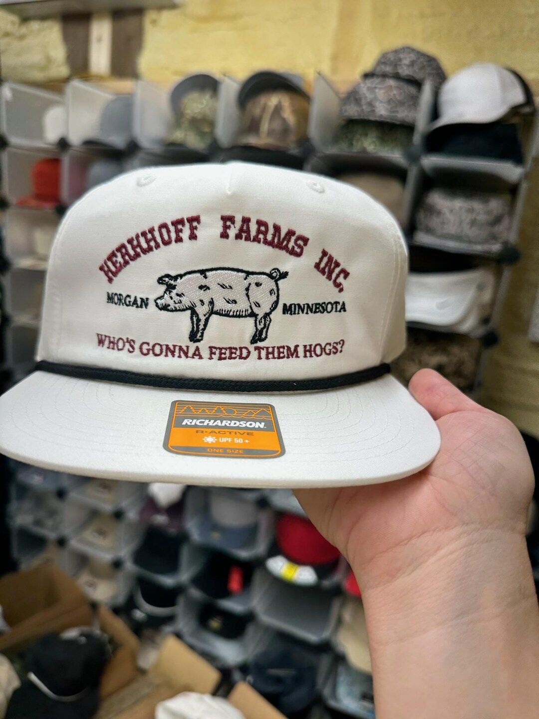 Richardson 256 Grandpa Roper Custom/ Embroidered Hat - Etsy