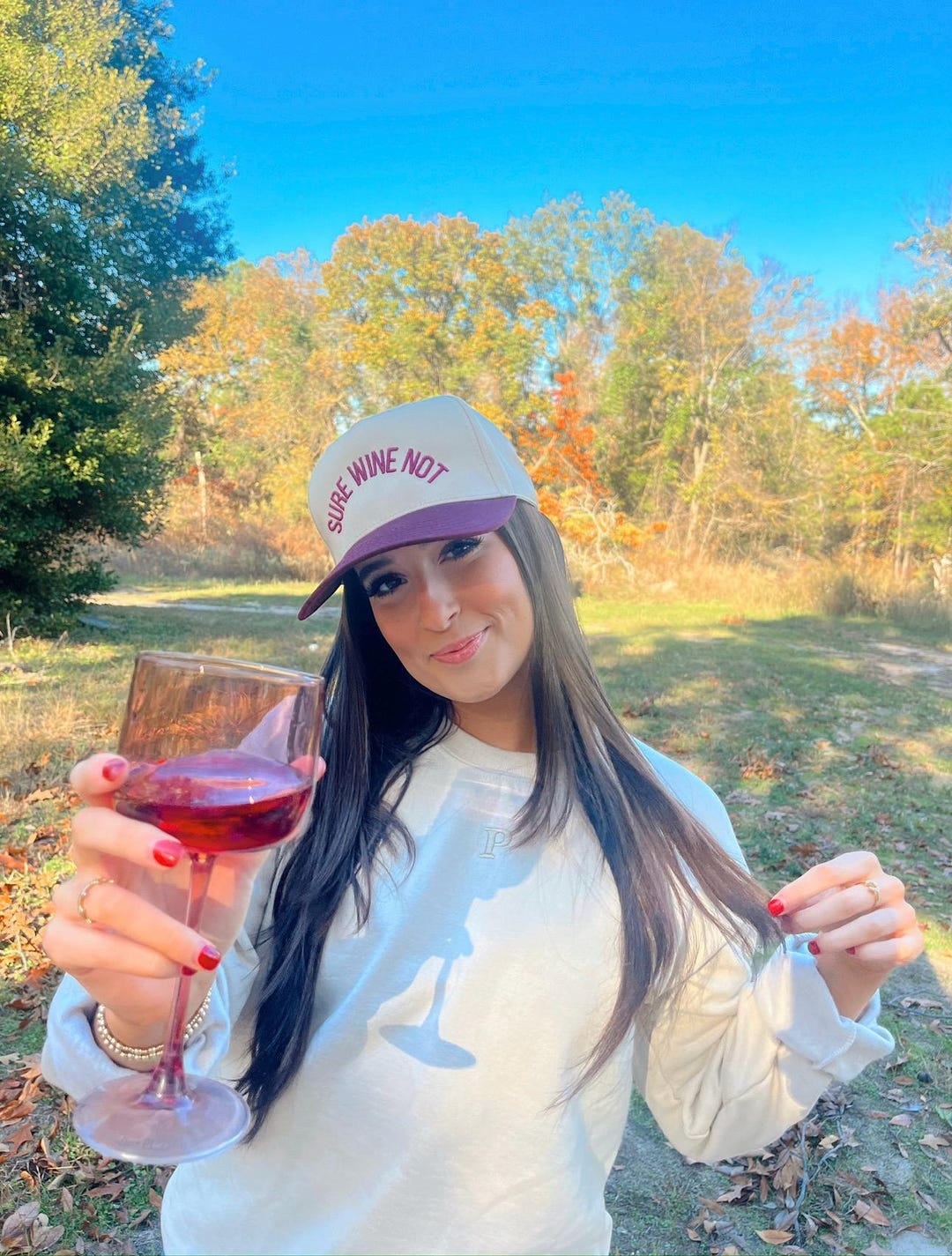 Sure WINE Not Trucker Hat - Etsy