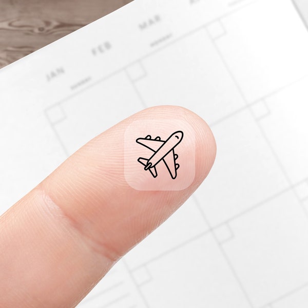 Airplane Logo Stickers - Etsy