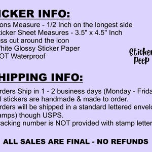 1/2" Spa Massage Facial Self Care Planner Stickers - Glossy Sticker ...