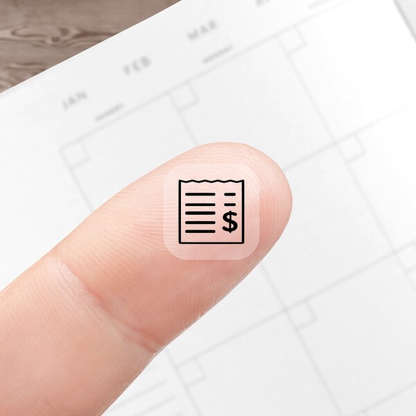 Invoice Stickers - Etsy