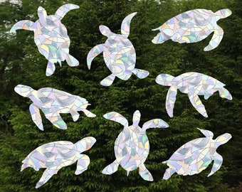 Turtle Window Cling - Etsy
