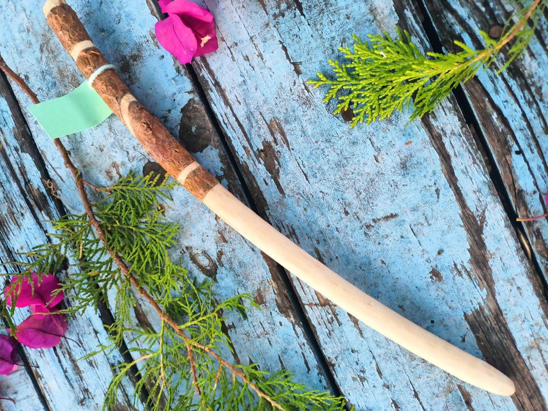 Pine Wood Wand, Strength, Life and Immortality, Rejuvenation, Pine ...