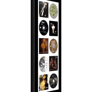 CD Frame for Displaying 5x Cds and 5x CD Album Covers Into One Frame ...