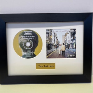 CD Display Frame for Your CD and Album Cover, Black Frame With White ...