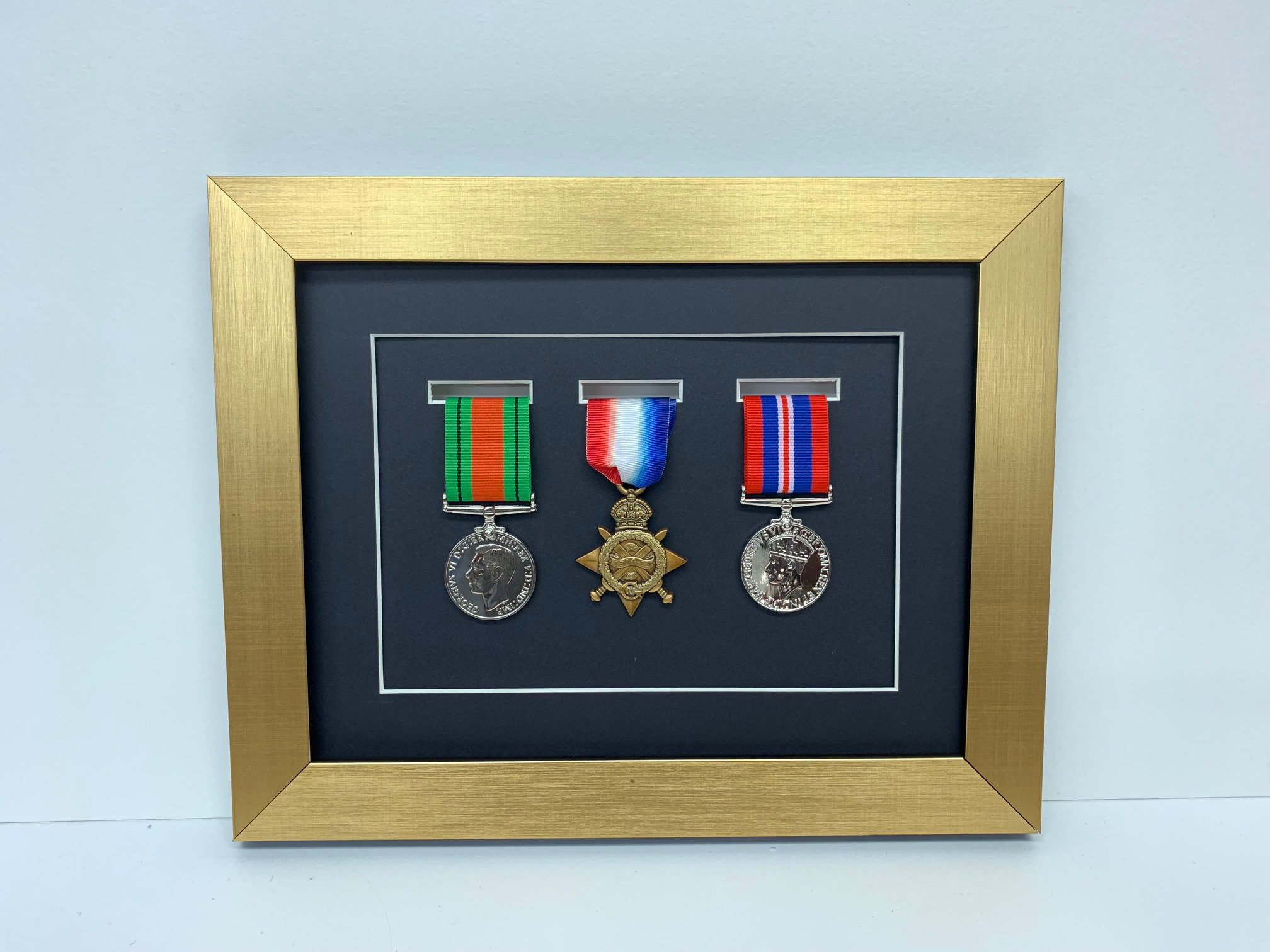 War Medal Display Frame: WW1 WW2 Military Medals, Black Mount - Etsy UK