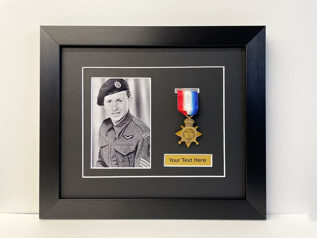 Military War Medal Display Frame for 1 Medal 6 X 4 - Etsy
