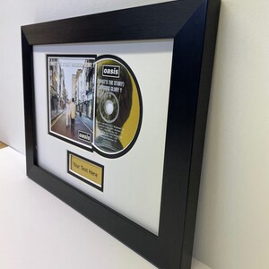 Cd Frame Double Mounted Merged With Cover in One Frame, Display Your Cd ...