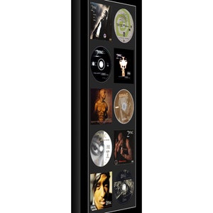 CD Frame for Displaying 5x Cds and 5x CD Album Covers Into One Frame ...