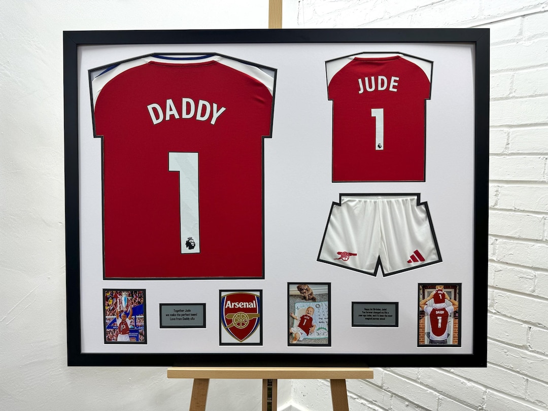 Football Shirt Frame, Father Baby Jersey Display, DIY Memorabilia Frame ...