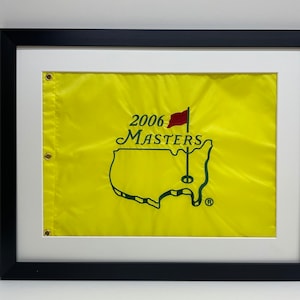 DIY Golf Flag Display Frame in Black Frame With Choice of Black or ...