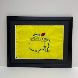 DIY Golf Flag Display Frame in Black Frame With Choice of Black or ...