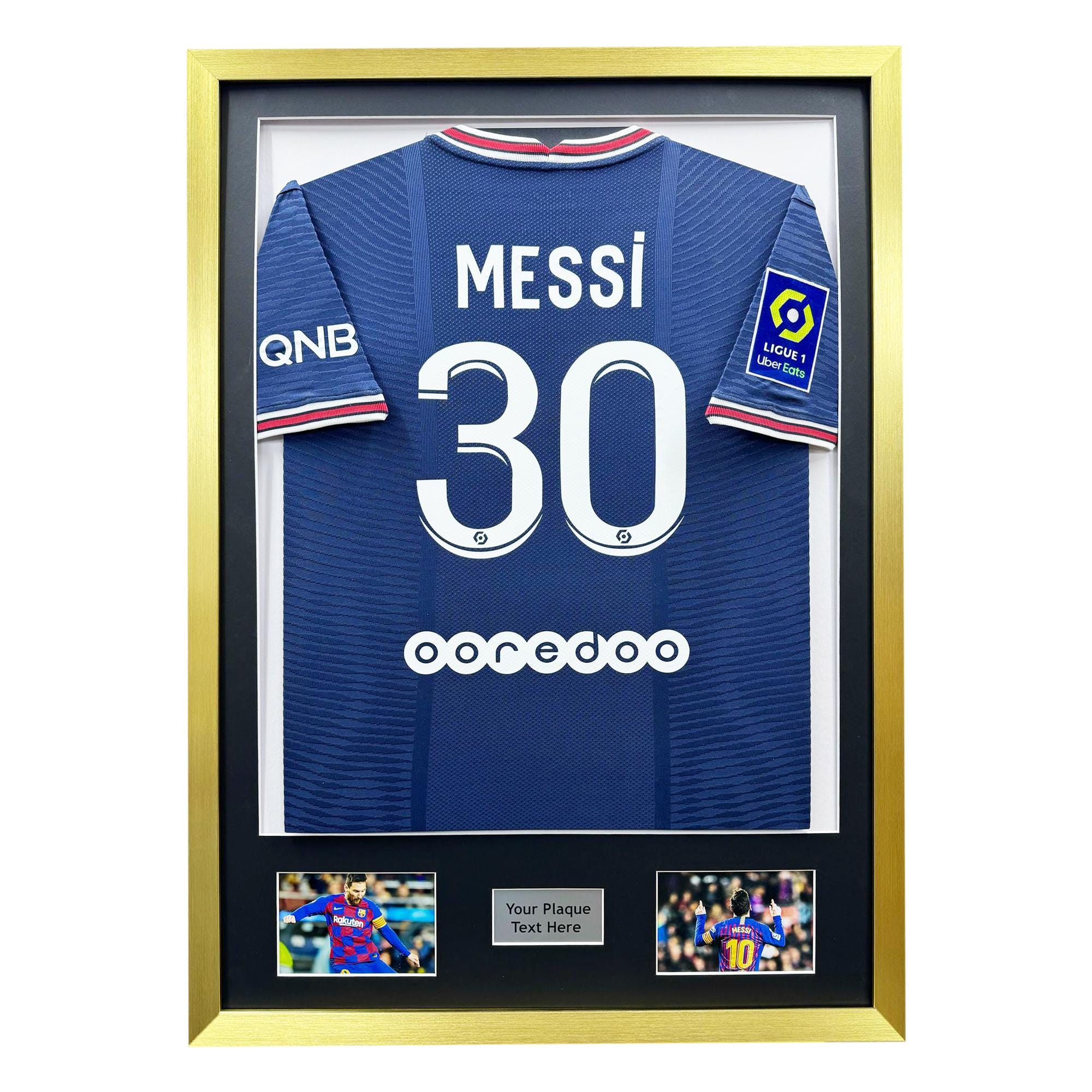 DIY Football Shirt Frame, Photo Plaque Display Case 36x26 Black Mount ...