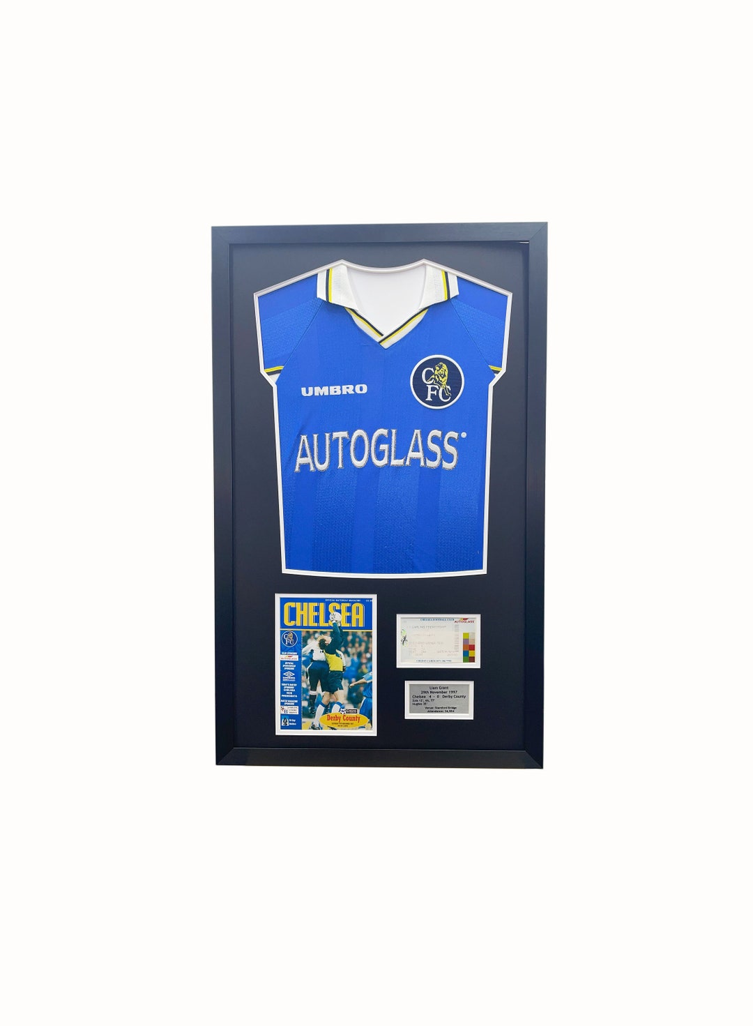 DIY Ready Made Football Shirt Frame for Your Adult Football Signed ...